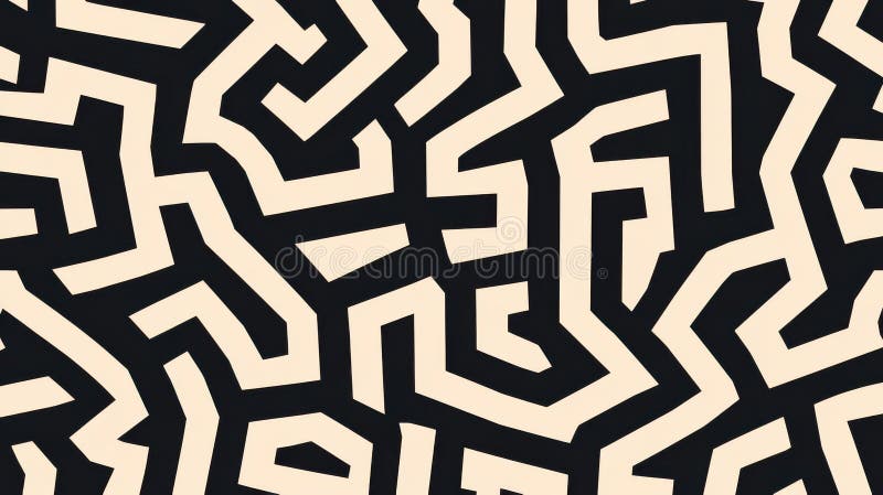 Explore a Unique Abstract Maze Background, Featuring Intricate Patterns ...
