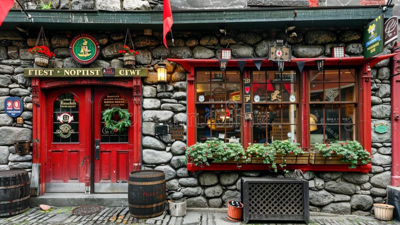 Explore the Unique Architecture of a Quaint Building Featuring Red ...