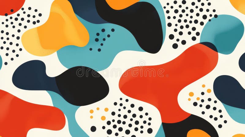 Explore Unique Dotted Abstract Forms with a Modern Twist, Featuring ...