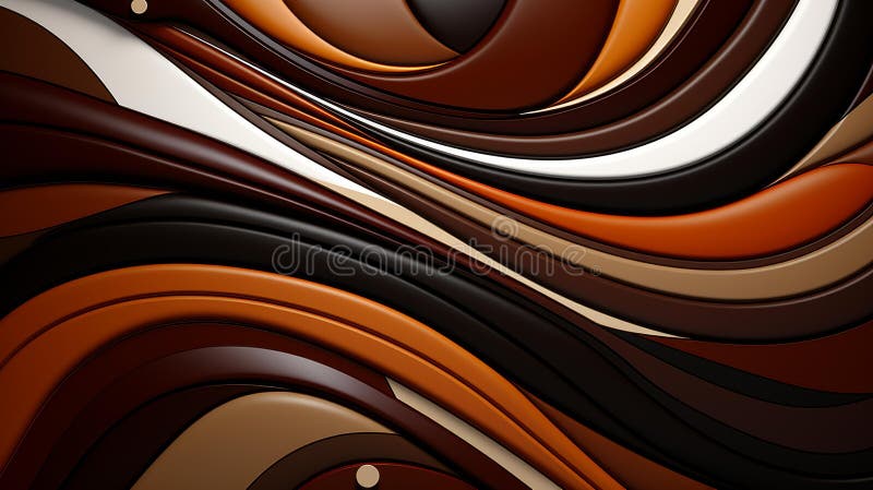 Explore Unique and Intricate Earthtone Stripe Patterns in Detailed Flat ...