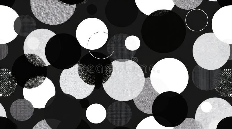 Explore Unique and Striking Abstract Black and White Circle Patterns ...