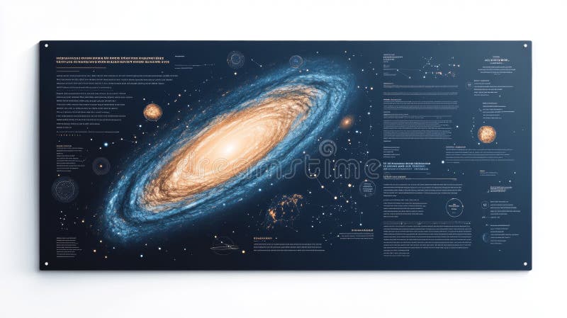 An Artistic Representation of a Galaxy in Stunning Detail. this Vivid ...