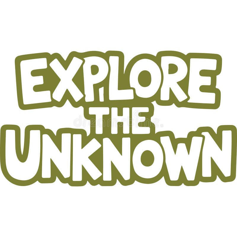 Explore the Unknown Adventure Graphic Stock Illustration - Illustration ...