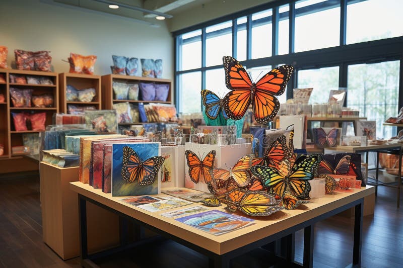 Explore the Use of Butterflies in Museum Gift Stock Illustration ...