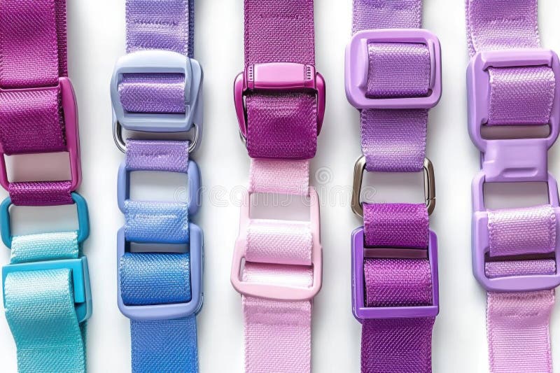 Explore Variety of Colorful Straps and Buckles in Design Theme Stock Illustration - Illustration ...