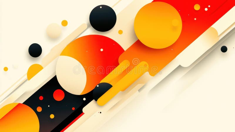 Explore a Vibrant Abstract Background Featuring Dynamic Circle Layers and Playful Textures in a ...