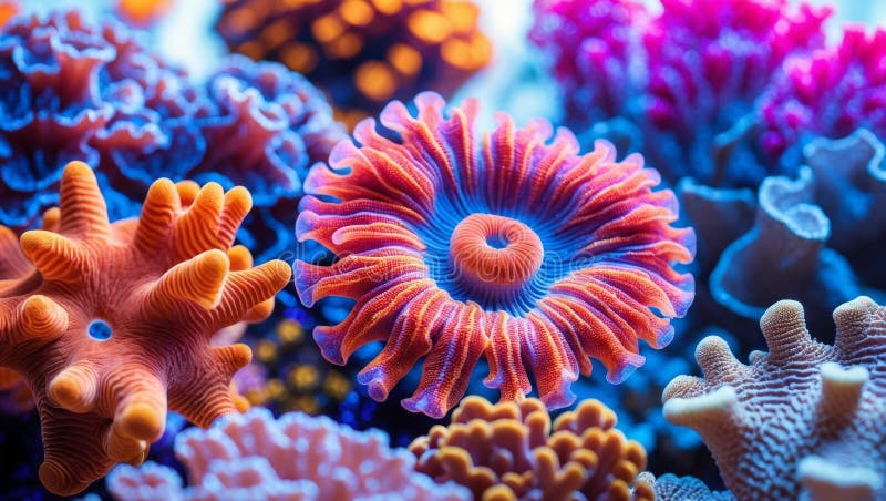 Explore the Vibrant and Abstract Coral Designs Featuring Bold and ...