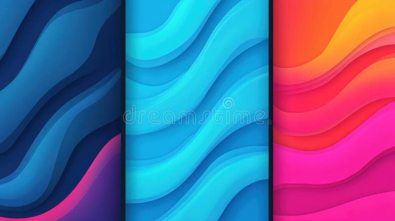Explore Vibrant Abstract Gradient Lines To Elevate Your Graphic Design ...