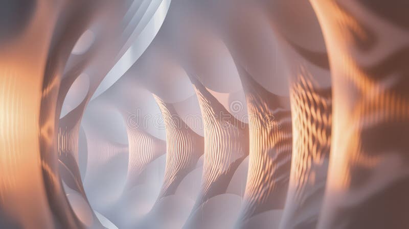 Dynamic Abstract Sound Waves Patterns Digital Art Visual Representation ...