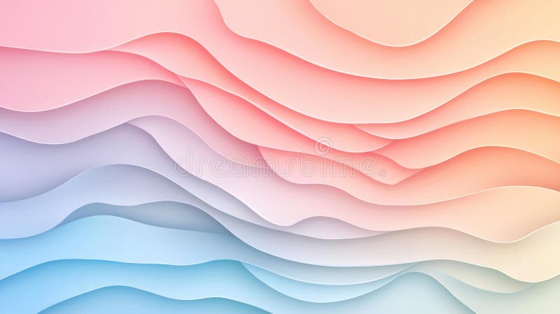 Explore a Vibrant Abstract Wavy Background, Featuring Fluid Color ...