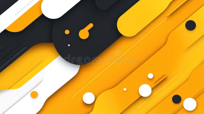 Explore a Vibrant Abstract Yellow Lines Background, Perfect for Adding ...