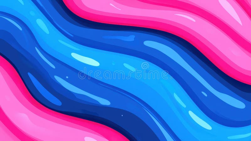 Explore a Vibrant Blue and Pink Digital Backdrop, Featuring Modern ...