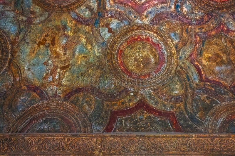 Explore the Vibrant Ceiling Art with Intricate Circular Patterns and ...