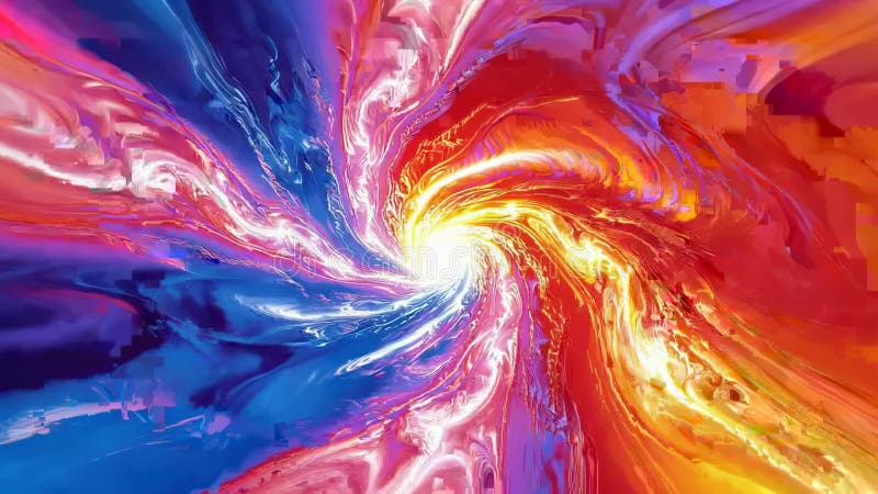 Explore Vibrant Color Transitions in a Mesmerizing Psychedelic Spiral ...