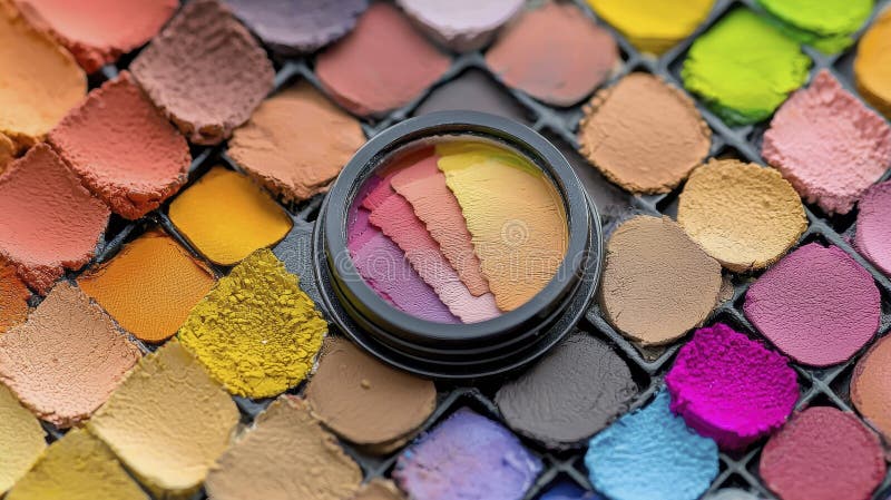 Explore Vibrant Colors and Textures a Stunning Array of Eyeshadow ...