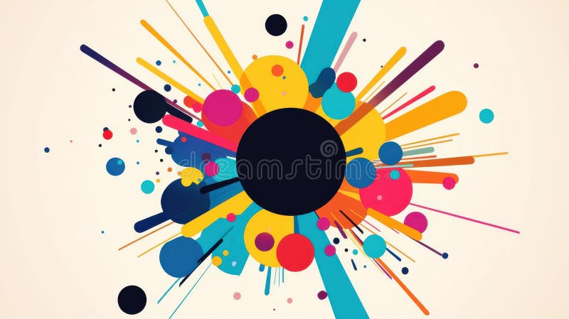 Explore a Vibrant D Design of Astro Dots, Featuring a Modern Cartoon ...