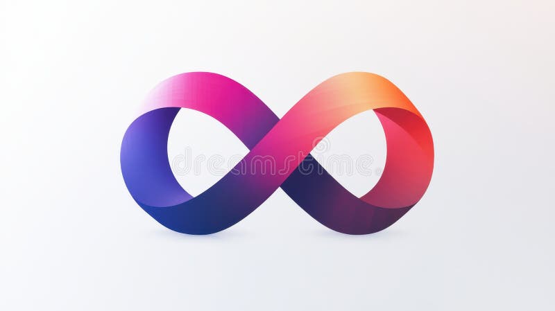 Dynamic Infinity Loop Logo Design Digital Artwork Creative Workspace ...