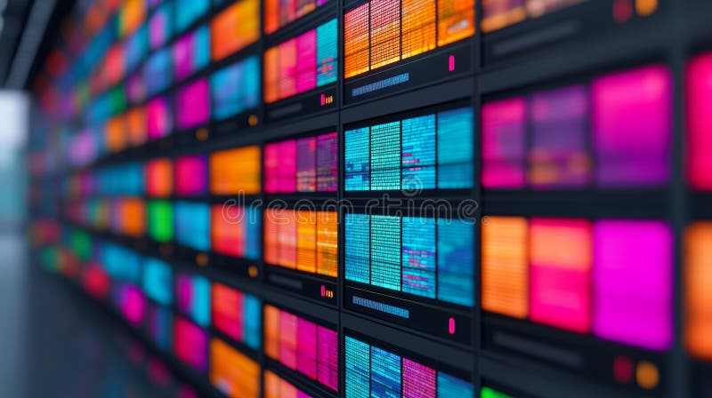 Vibrant Digital Board Displaying Tech Achievements with Gamified ...