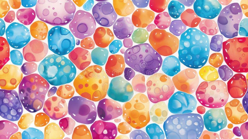 Explore Vibrant Digital Handpainted Abstract Patterns Featuring ...