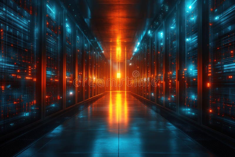 High-tech Data Center Operations a Futuristic Hub for Innovative ...