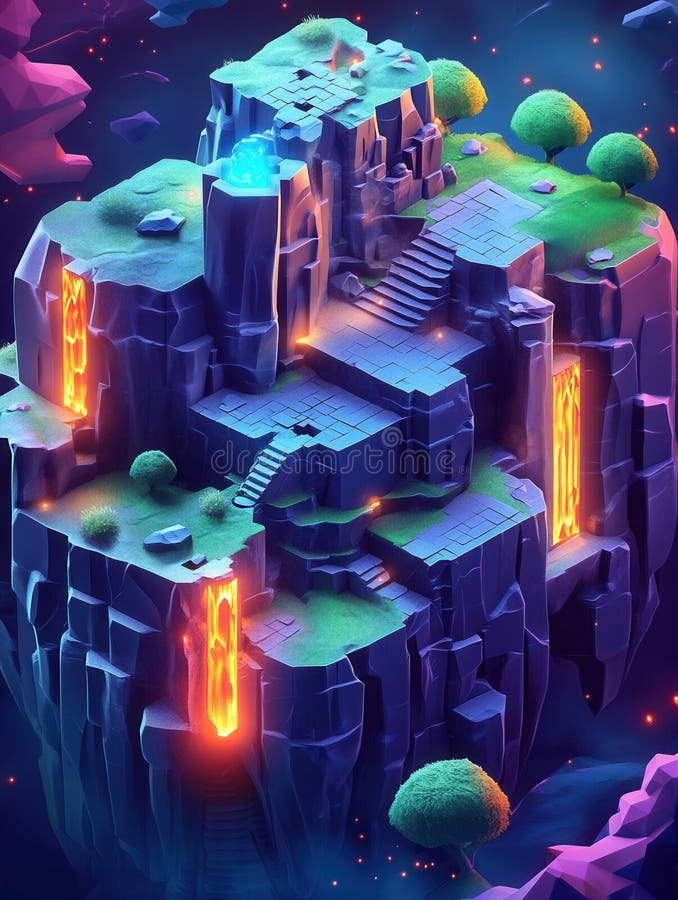 Isometric Stairs Pixel Art Stock Photos - Free & Royalty-Free Stock ...