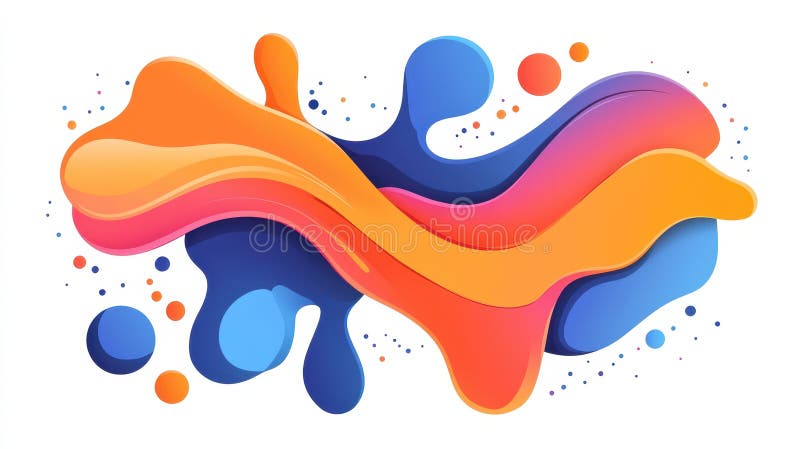 Explore Vibrant Liquid Shapes in Modern Design, Featuring Dynamic ...
