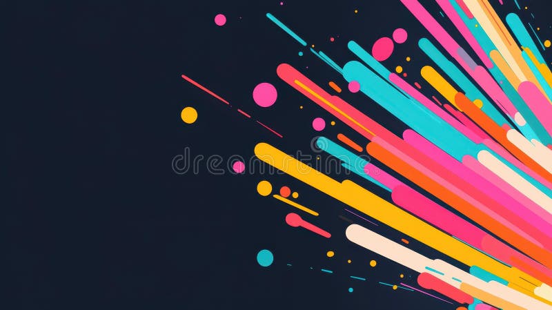Explore Vibrant Speed and Dot Lines in this Modern Abstract Vector ...