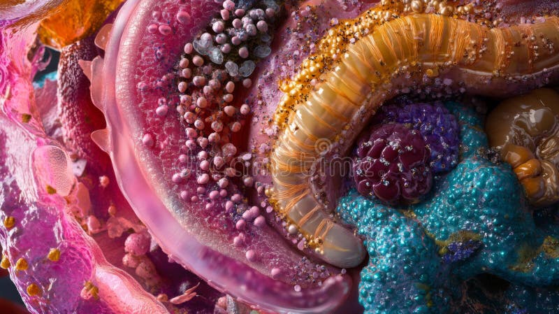 Explore Vibrant Textures and Intricate Forms in this Captivating ...