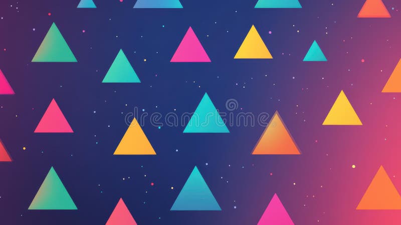 Explore a Vibrant Triangle Vector Design Featuring Fluid Gradients that ...