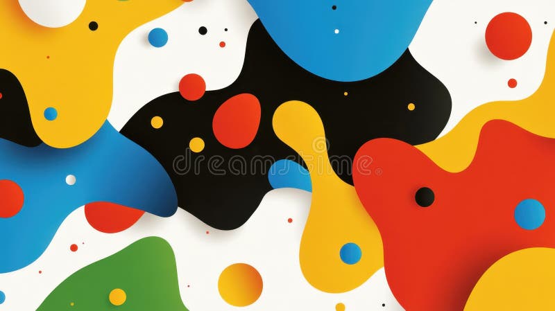 Explore Vibrant Vector Blobs, a Colorful Abstract Background Featuring ...