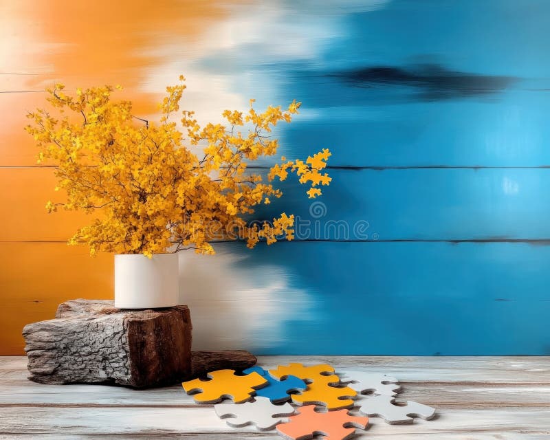 Explore a Vibrant Visual Connection of Puzzle Pieces, Symbolizing Unity ...