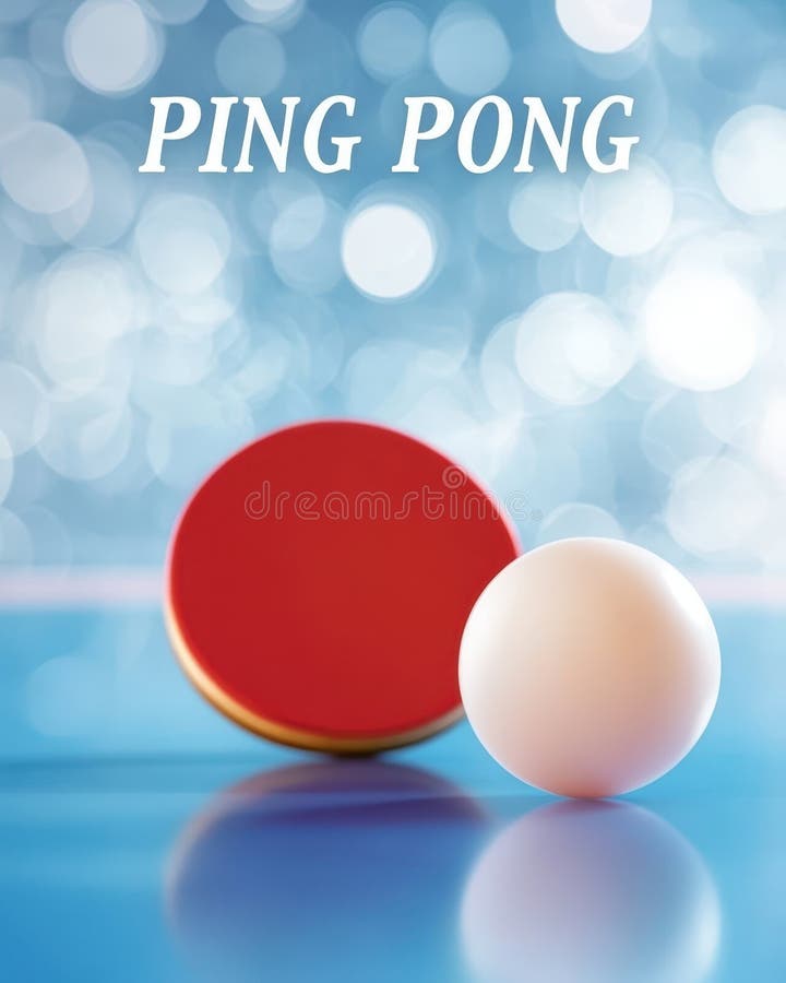 Explore the Vibrant World of Ping Pong with this Dynamic Flat Style ...
