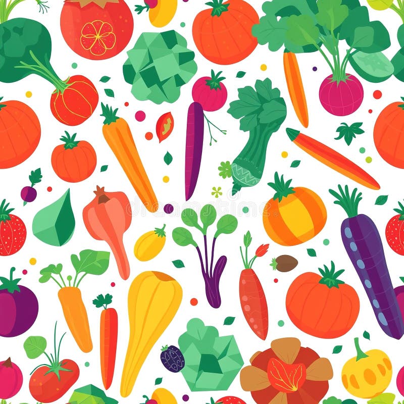 Dynamic Vegetable Shapes AIGenerated Patterns for Educational and ...