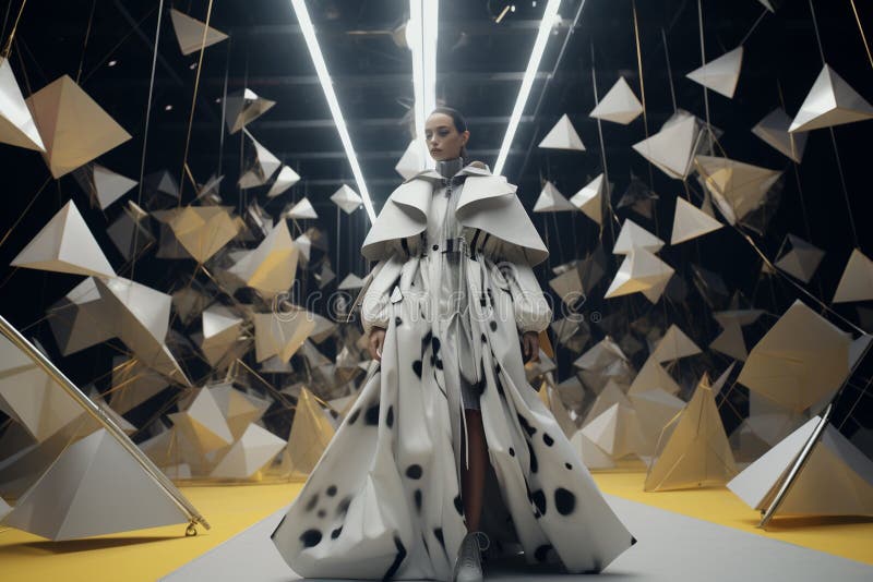 Explore a Virtual Fashion Show Where Digital Stock Illustration ...