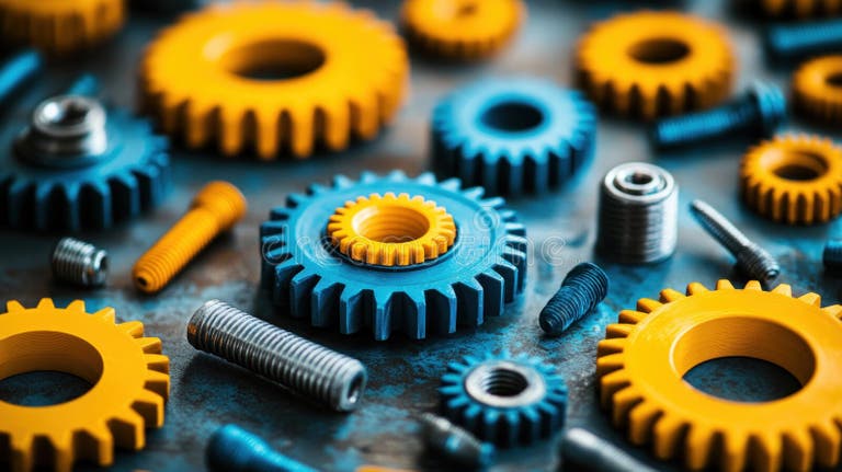 Explore the Visual Metaphor of Gears Interlocking Seamlessly ...
