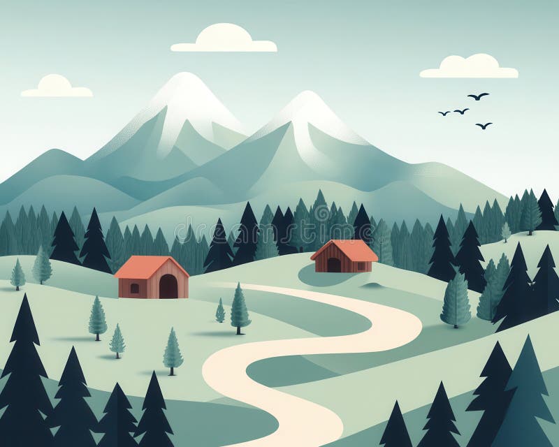 Sustainable Forestry Practices in Mountainous Regions Aerial Digital ...