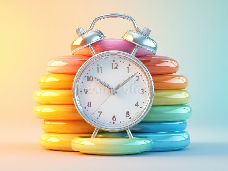 Explore Visual Time Management Concepts with Interconnected Circles ...