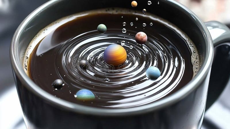 Explore the Wonders of a Mini Solar System Inside a Coffee Cup a ...