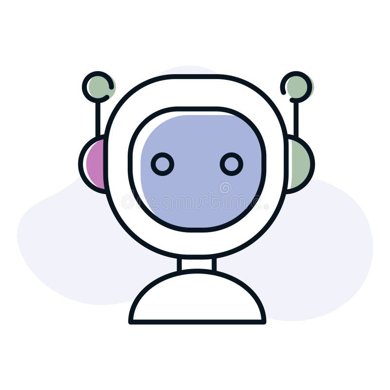 Explore the World of Robotics with this Visual Symbol. Stock Vector ...