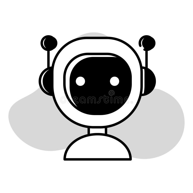 Explore the World of Robotics with this Visual Symbol. Stock Vector ...