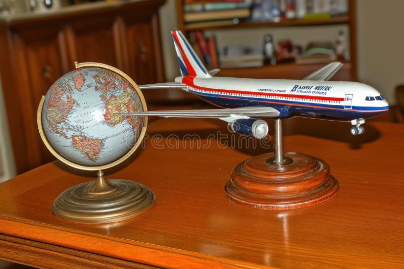 Explore the World with Travel, Globe and Airplane on Journey Concept ...