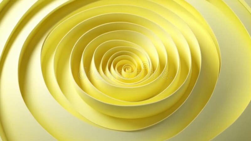 Explore Yellow, Abstract Spiral Forms a Captivating Visual Stock Photo ...