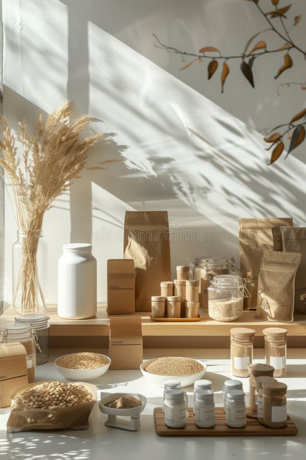 Explore a Zero Waste Packaging Mockup Featuring Recyclable and ...