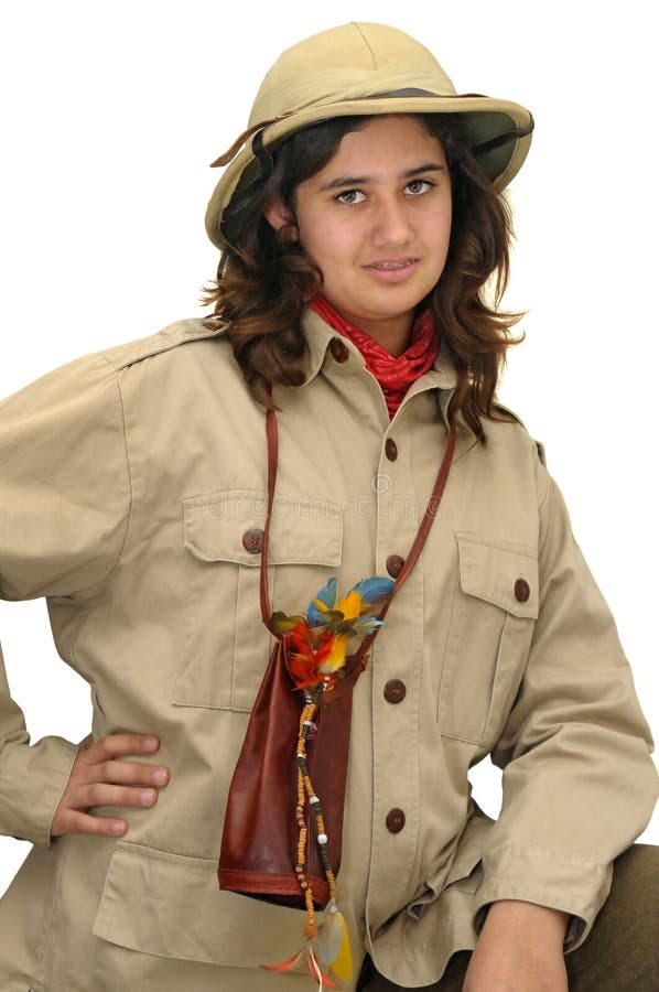 Explorer stock photo. Image of feathers, uniform, danger - 8008972