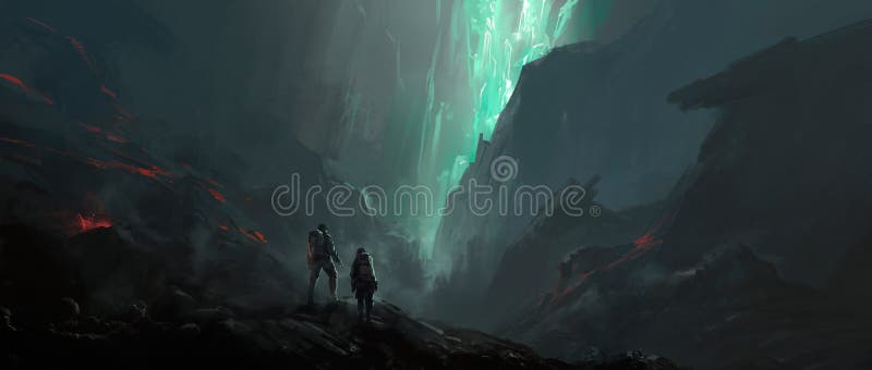 The Explorer Came To a Spooky Environment with Diamonds, 3D ...