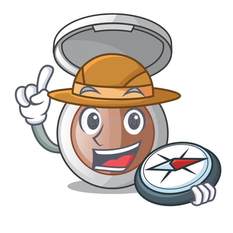 Explorer Blusher Isolated with in the Cartoons Stock Vector ...