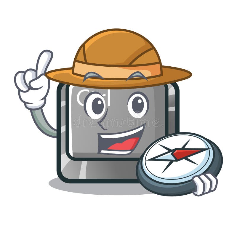 Shortcut Compass Sign Concept Illustration Stock Illustration ...