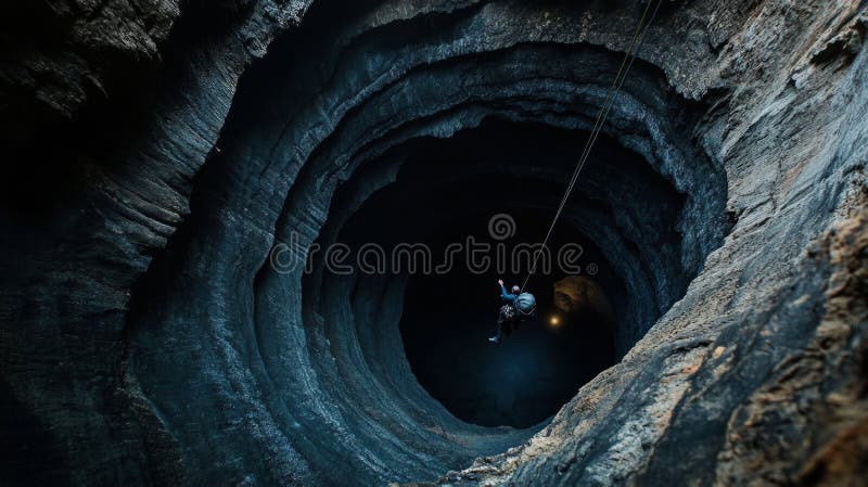 A Daring Descent into a Deep, Dark Pit Captivates the Imagination. this ...