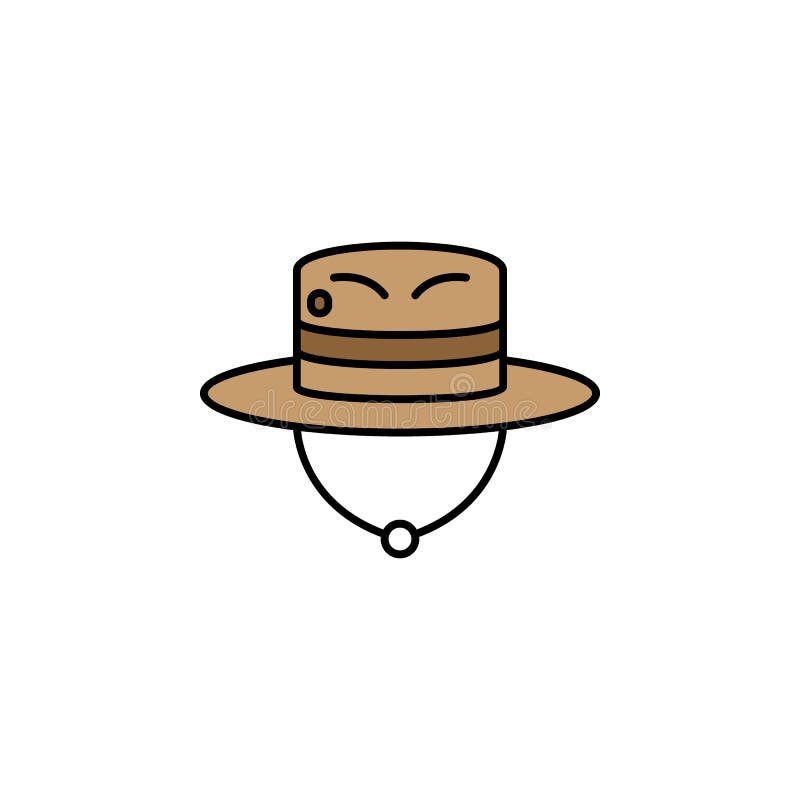 Explorer, Hat Line Icon. Element of Jungle for Mobile Concept and Web ...