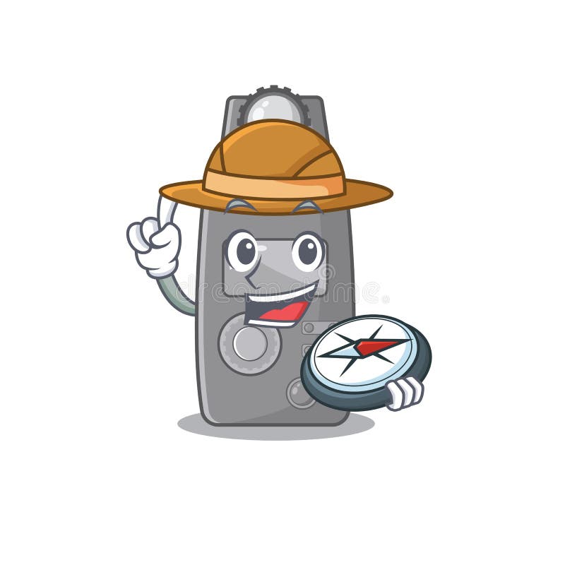 Explorer Light Meter on the Cartoon Table Stock Vector - Illustration ...